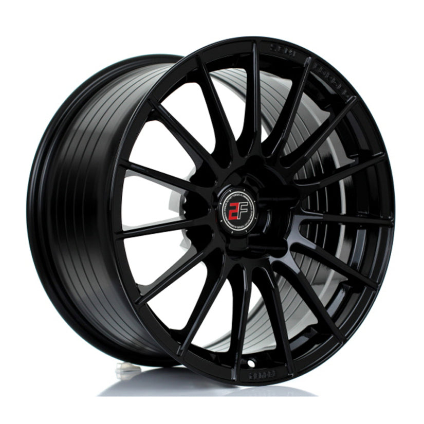 2Forge ZF1 Alloy Wheel 17x9.5 5x120 ET0 TO 45 72.6mm CB Gloss Black ...