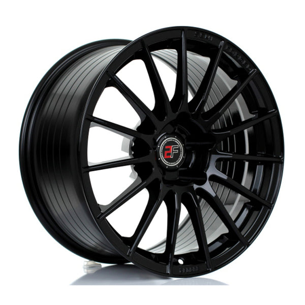 2Forge ZF1 Alloy Wheel 17x9.5 5x120 ET0 TO 45 72.6mm CB Gloss Black ...