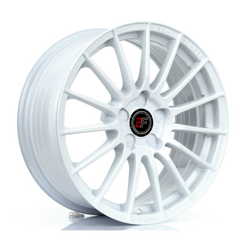 2Forge ZF1 Alloy Wheel 17x7.5 5x118 ET10 TO 51 72.6mm CB White