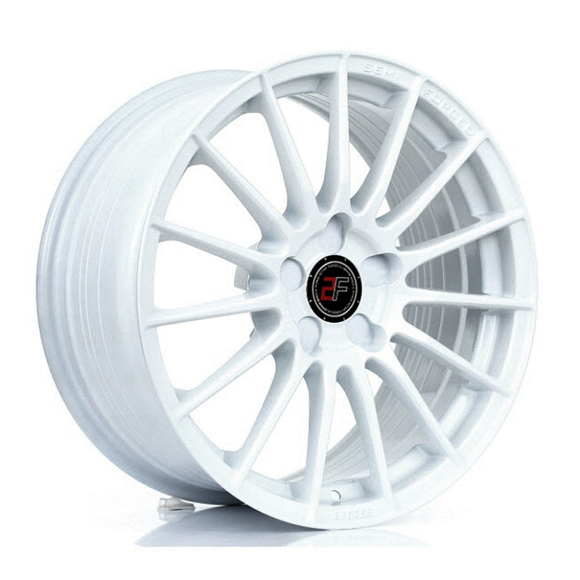 2Forge ZF1 Alloy Wheel 17x8 5x115 ET10 TO 58 72.6mm CB White - www ...