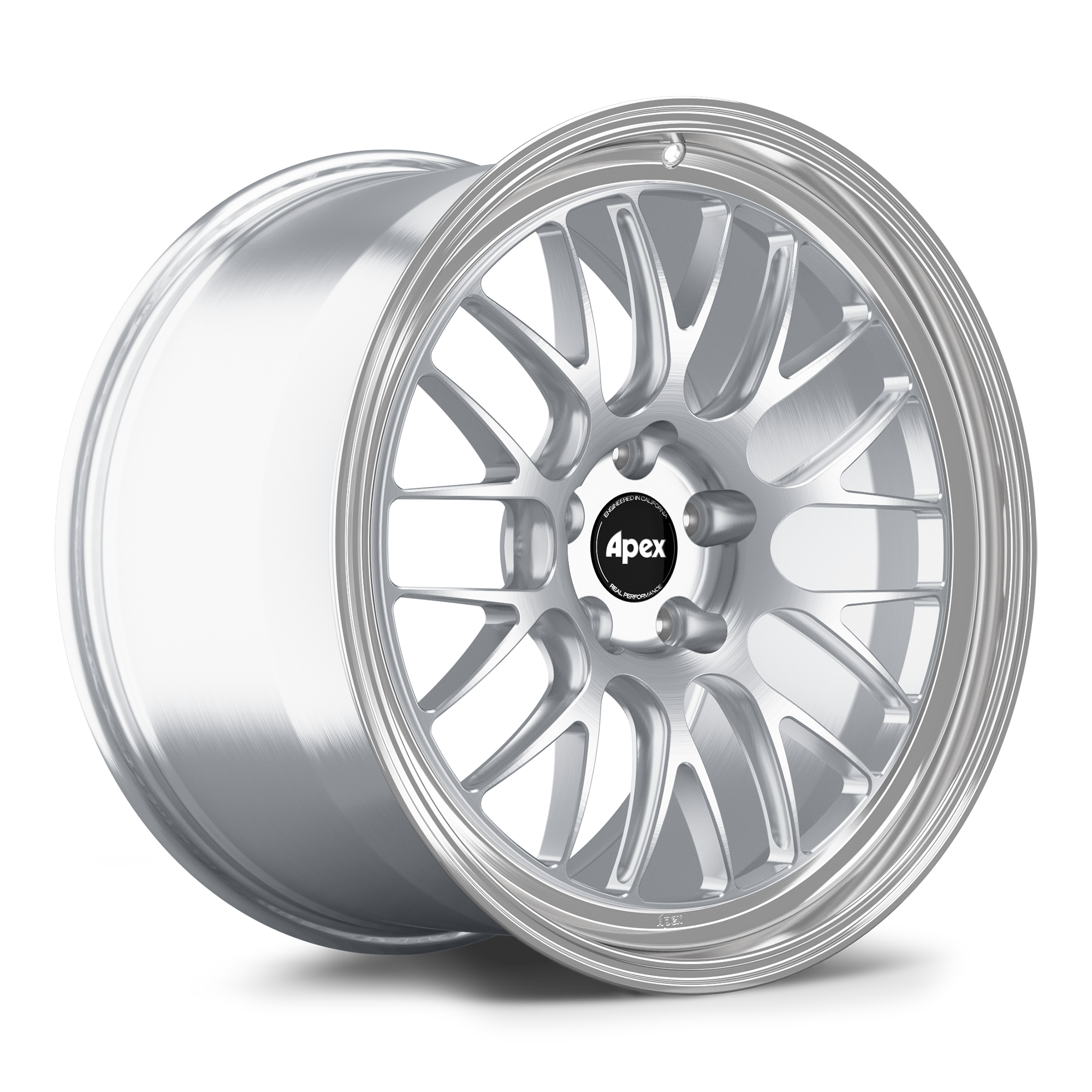 Apex ML-10RT Alloy Wheel 20x12 ET50 5x120.65 70.3mm CB Brushed Clear