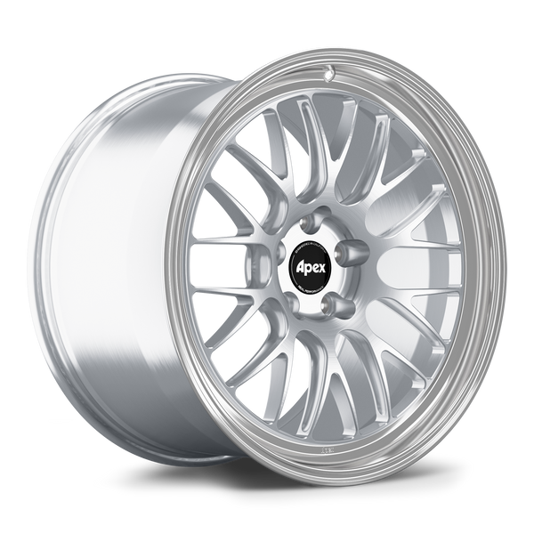 Apex ML-10RT Alloy Wheel 20x12 ET50 5x120.65 70.3mm CB Brushed Clear ...