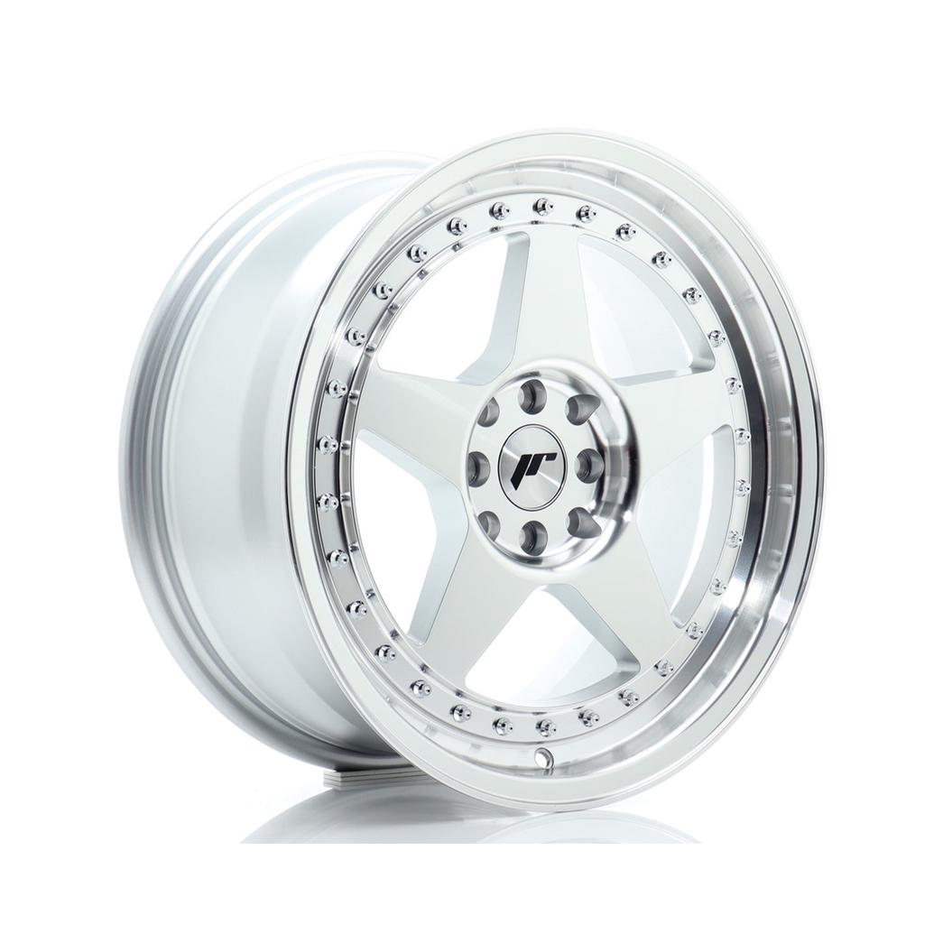 Japan Racing JR6 Alloy Wheel 17x8 ET35 4x100 4x114.3 Silver 67.1mm CB ...