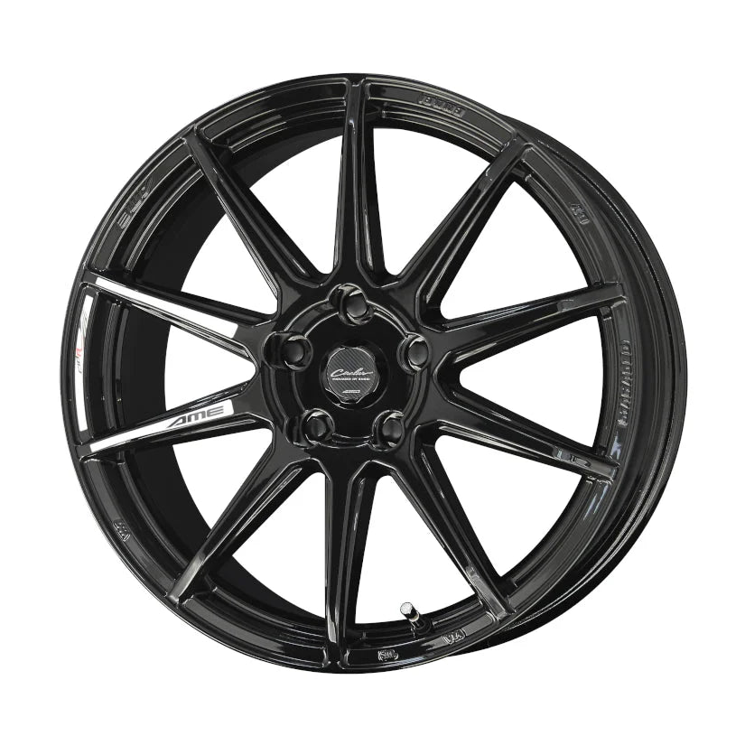 AME CIRCLAR C10R Alloy Wheel 15x5.5 ET45 4x100 Gloss Black