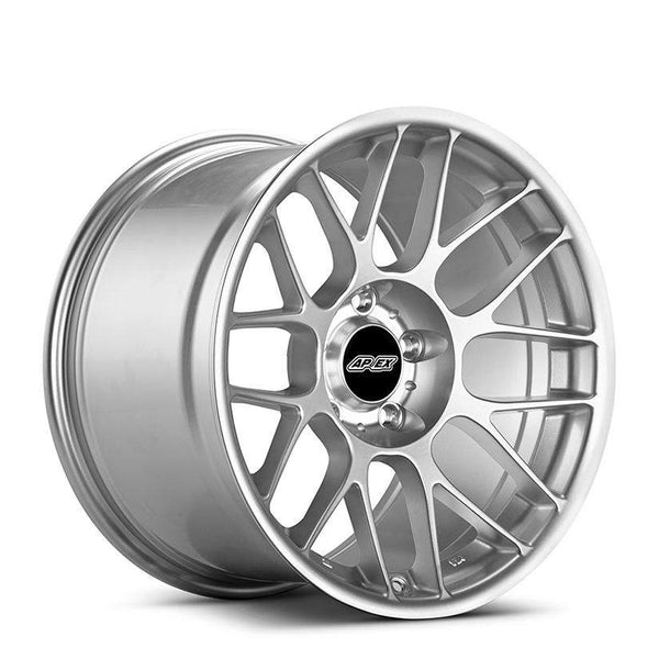 Apex SM-10 Alloy Wheel 18x8.5 ET43 5x112mm Race Silver 57.1mm CB - www ...
