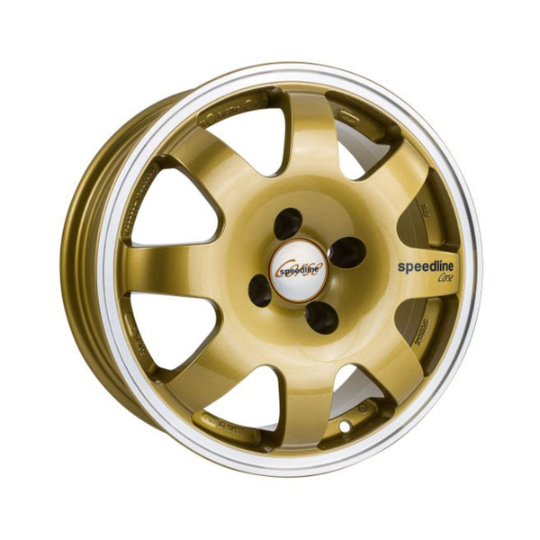 Speedline Corse SL675 Alloy Wheel 15x6.5 ET36 4x100 Gold with Diamond ...
